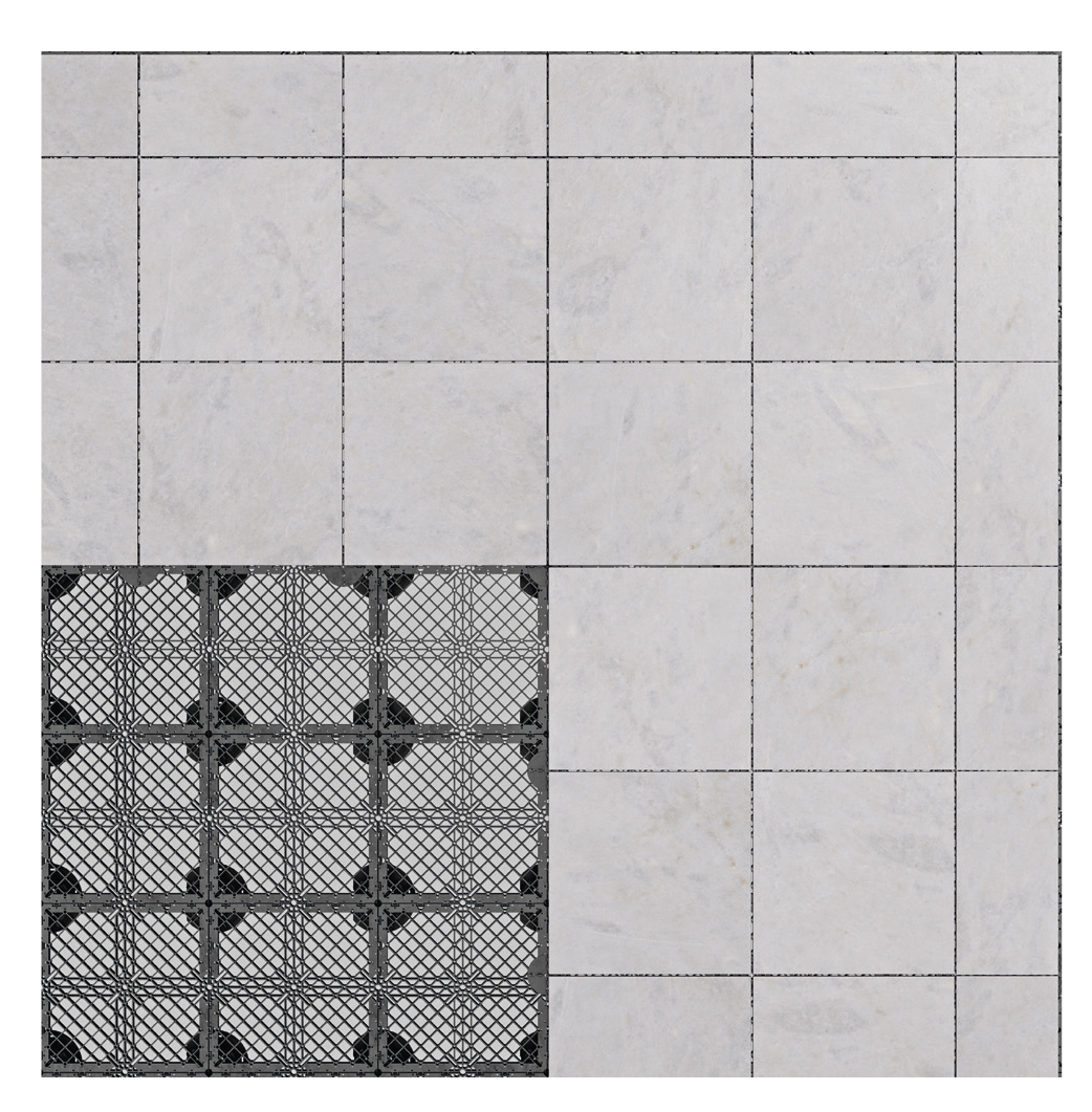 Laying GRF System with ceramic